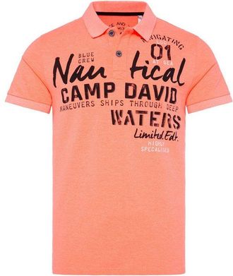 Camp David Poloshirt mit Baumwolle