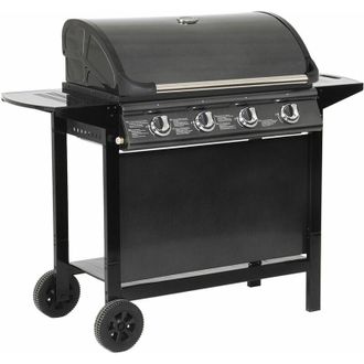 Happy Garden Happy Garden - Barbecue au gaz reno - 4 br&ucirc;leurs avec thermom&egrave;tre 14kW