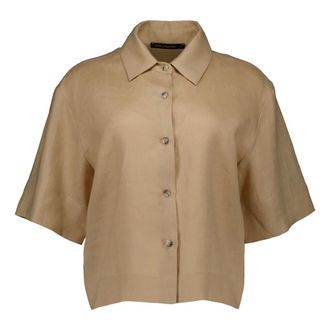 Greek Archaic Kori Femme, Blouses et Chemises, Beige, Taille: 42 FR 1005032 Top