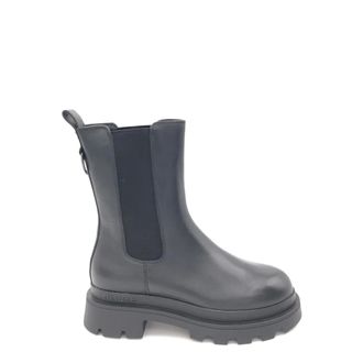 Blauer Femme, Chaussures, Noir, Taille: 39 EU Bottes Chelsea en Cuir Noir