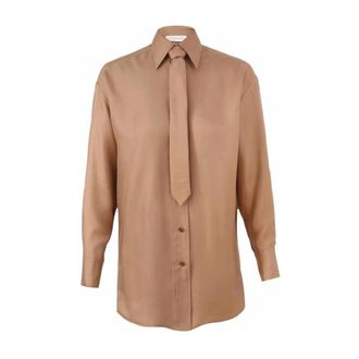 Zimmermann Relaxed Tie Shirt - - Blouses & Shirts - Damen - Braun - M