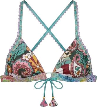 Del Maar Femme, Maillots de bain, Multicolore, Taille: 40 FR Kasli Double-Sided Bikini Top