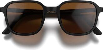 London Mole Hollywood lunettes de soleil | Verres carrés froids | Homme femme unisexe | Charnières à ressort