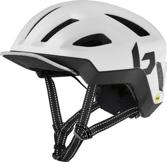 Bolle React MIPS, White Matte, No Lens Reference, Medium, Bike Helmets, Unisex, Adult