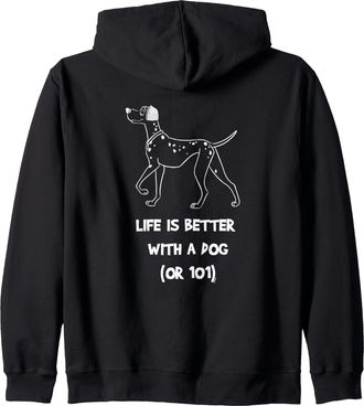 Disney 101 Dalmatians Life is Better with a Dog (or 101) Kapuzenjacke