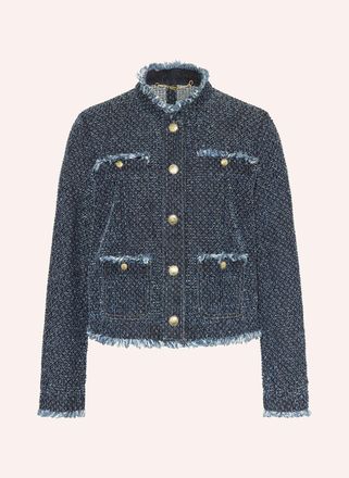 Marc Cain Kastenjacke Aus Tweed blau