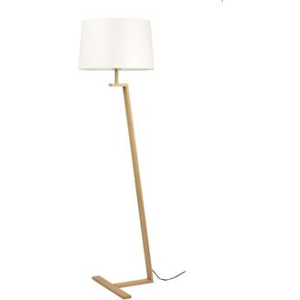 Aluminor Aluminor - Lampadaire design, Lampadaire bois memphis ls Blanc en Wood