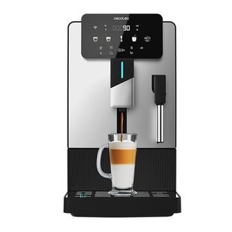Cecotec Machine à Café Superautomatique Compacte avec Vapeur Cremmaet Steam Latte Art. 19Bars, Thermoblock, Plug&Play, Moulin Conique, 5 Niveaux, Réservoir dE