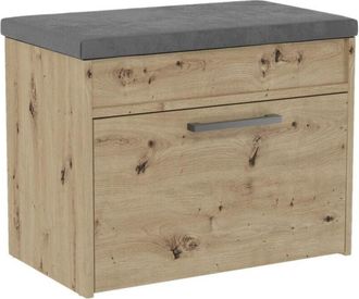 Topeshop no-name Parma Mini Artisan meuble à chaussures chêne