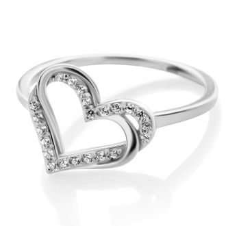 Orphelia Cecilia Damen-Ring aus 925er Sterlingsilber - Silber ZR-7584