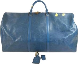 Louis Vuitton unisex, Pre-owned, Bleu, Taille: ONE Size Sac Boston Pre-owned