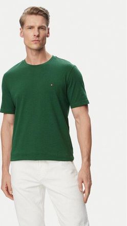Tommy Hilfiger T-Shirt Ess Seasonal MW0MW39995 Dunkelgr&uuml;n Regular Fit