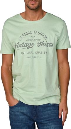 Riverso Tshirt Herren Baumwolle Regular Fit RIVLeon Rundhals Kurzarm Sommer Tee Shirt Print, Gr&ouml;&szlig;e:5XL, Farbe:Gr&uuml;n (NJD)