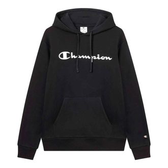 Champion Big Printed Logo Sweat &agrave; capuche - Homme - Sweatshirts et sweats &agrave; capuche - Noir - Taille: M