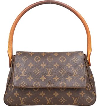 Louis Vuitton Crossbody Bags - Louis Vuitton Canvas Monogram Looping PM Shoulder - Gr. unisize - in Braun - f&uuml;r Damen