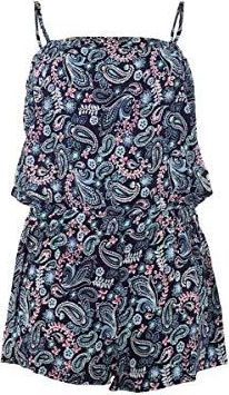 Coline Combi Courte imprimée - Couleur : Marine - Taille : L/XL