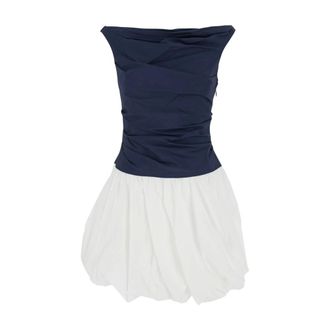 SIMKHAI Salina Baumwoll-Minikleid mit Puff&auml;rmeln - - Dresses - Damen - Mehrfarbig - XS