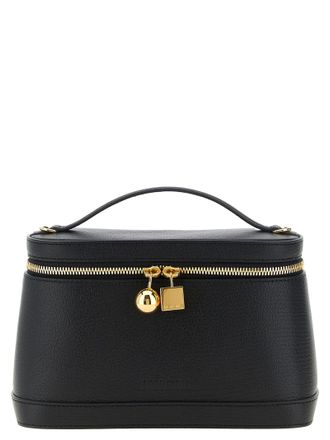 Jacquemus Leather Top Handle Bag - Black