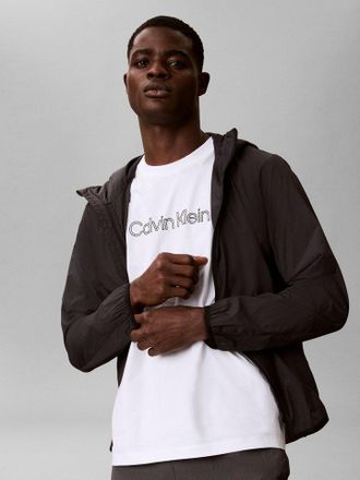 Calvin Klein Jeans T-Shirt Rundhalsausschnitt, reine Baumwolle, Logoschriftzug