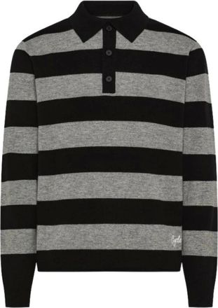Cycle Polo Rayures 1106 - Homme - Tops - Noir - Taille: M