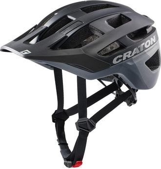 Cratoni AllRace Fahrradhelm Herren/Damen, MTB Helm, Mountainbikehelm 2021 (S-M 52-57, Schwarz-Grau)