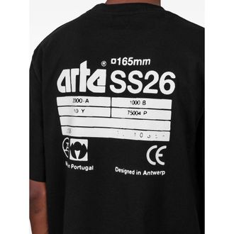 Arte Cotton T-Shirt - Black