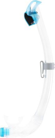 Cressi Seal Dry Snorkel Clear/Aquamarine - Trockenschnorchel mit innovativem Geschlossenem Zellensystem, ideal f&uuml;r Apnoetauchen und Schnorcheln, Transparent/