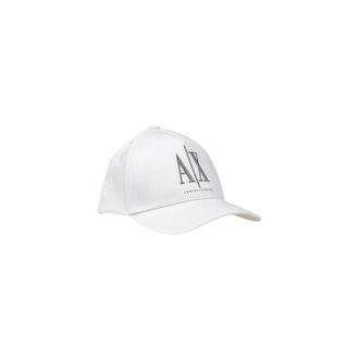 A|X Armani Exchange Casquette de baseball - Homme - Accessoires - Blanc - Taille: ONE Size