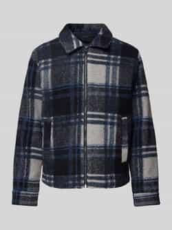 s.Oliver Red Label Karierte Jacke mit Umlegekragen