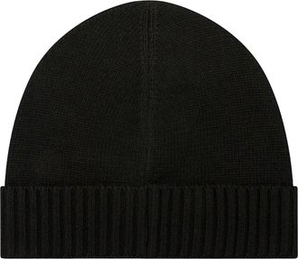 Peuterey PEX0179 Wool Blend Ribbed Beanie - Black