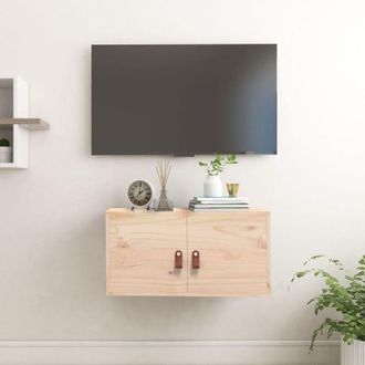 vidaXL Vidaxl - Armoire murale 60x30x30 cm Bois de pin massif