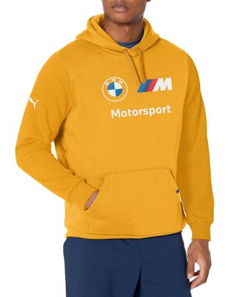 Puma Herren BMW M Motorsport Essentials Fleece Hoodie, Bernstein, X-Large