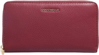 Coccinelle Portemonnaie - Metallic Soft - Gr. unisize - in Rot - für Damen