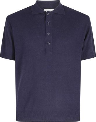 Paolo Pecora Homme, Tops, Bleu, Taille: XL Maglia a Polo