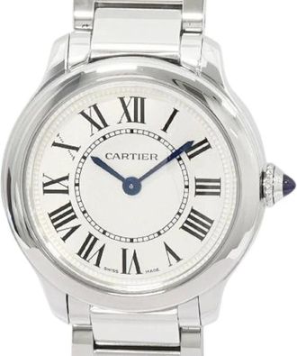 Cartier Montre Vintage Pre-owned - Femme - Pre-owned - Gris - Taille: ONE Size