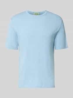 FTC Strickshirt mit Kaschmir-Anteil und Knopfleiste