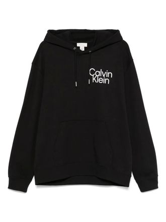 Calvin Klein Jeans hoodie à logo imprimé - Noir