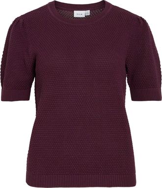 Vila Vidalo O-Neck S/S Knit Top - Noos