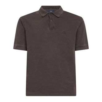 Herno Polohemd mit Logo-Stickerei - - Tops - Herren - Braun - 3XL