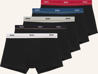 HUGO BOSS Boxershort Trunk 5p Essential grau