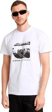 G-Star G-Star Homme T-Shirt Baltimore, Blanc (white D25679-C336-110), XXL