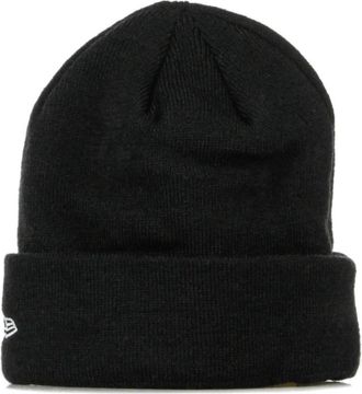 New Era NBA Essential Cuff Strickm&uuml;tze - - Accessories - Herren - Schwarzk - ONE SIZE