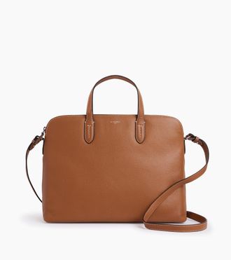 Le Tanneur Aktentasche Sophie 14 Zoll 1 Faltfach genarbtes Leder