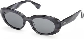 Max Mara Mm0196 Sonnenbrille - - Accessories - unisex - Grau - 53 MM