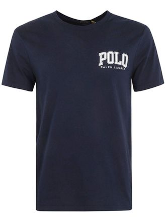 Polo Ralph Lauren t-shirt en coton à logo imprimé - Bleu
