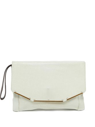 Lanvin pochette en cuir - Blanc