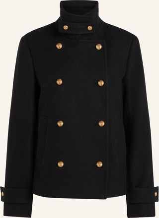 Karl Lagerfeld Mantel schwarz