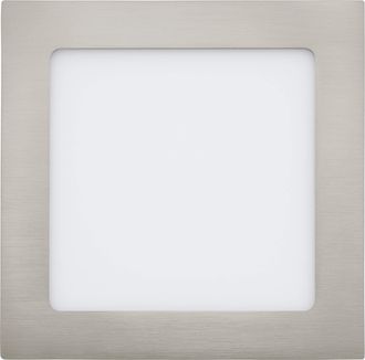 Eglo Einbauleuchte, Metallguss, Integriert, 10.9 W, nickel-matt