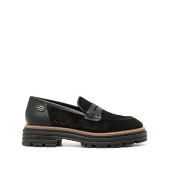 Baldinini Schwarze Elegante Geschlossene Mokassins Loafers - - Shoes - Damen - Schwarzk - 36 EU