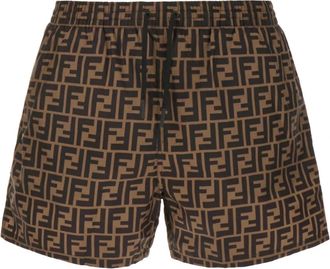 Fendi Herren, Shorts, Braun, XLGröße